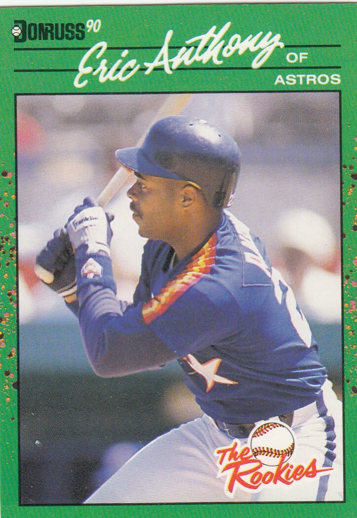 1990 Donruss Rookies # 49 Eric Anthony -- Houston Astros | eBay