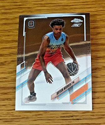 BRYSON WARREN 2021-22 Topps Chrome Overtime Elite OTE #50 Rookie RC | eBay