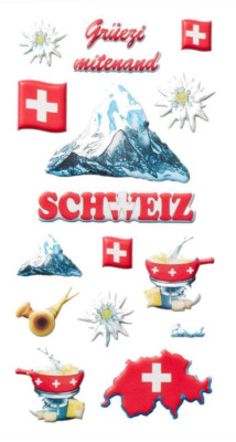 Aufkleber Softy Sticker Schweiz Urlaub Reise Städetrip Geldgeschenk ...