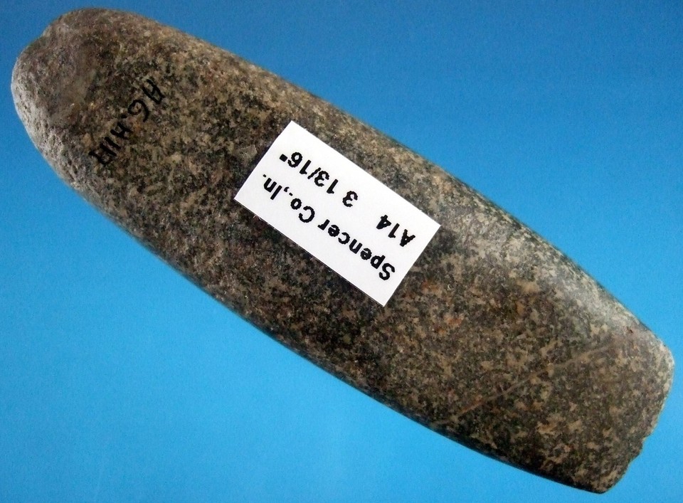 Fine Authentic Indiana Hardstone Chisel ex: Art Gerber ex: D. Hoover ...