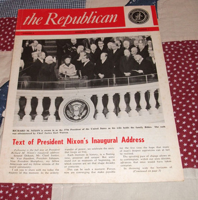 1969 Inaugural Magazine The Republican Richard Nixon Spiro Agnew | eBay