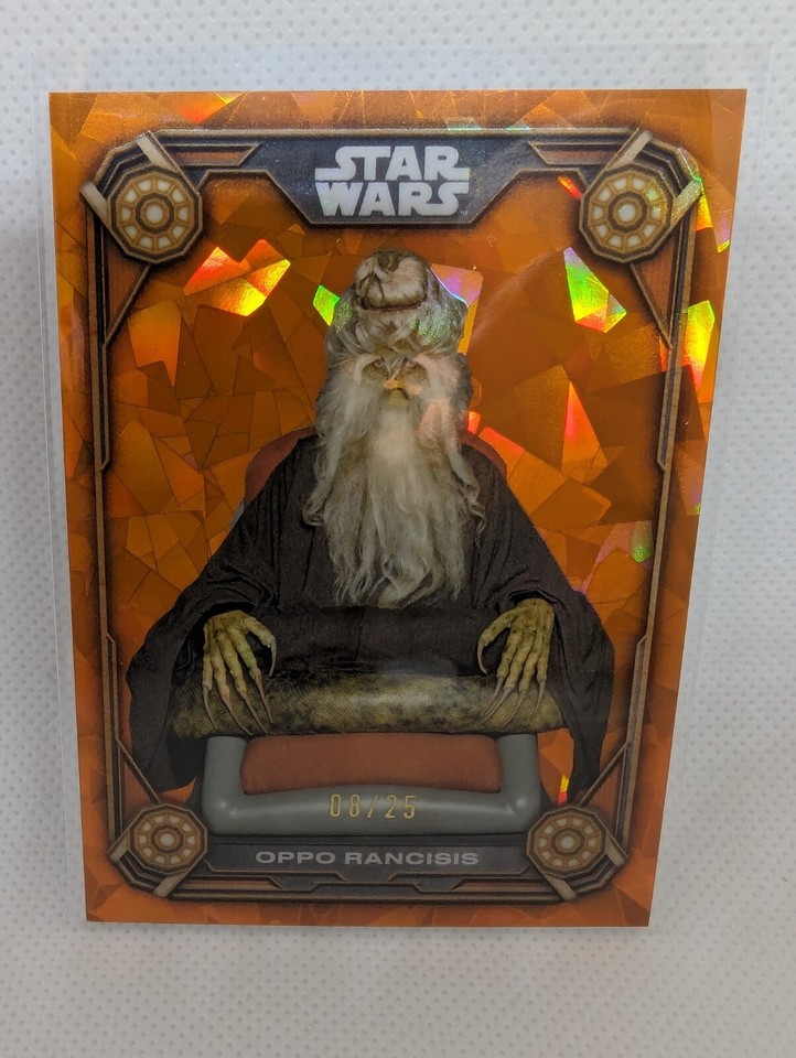 2024 Star Wars Topps Chrome Sapphire OPPO RANCISIS Jedi High JC-8 /25 ...