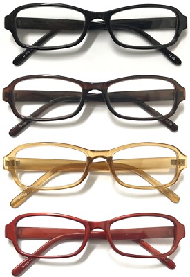 Classic Unisex Reading Glasses Metal Hinges Plain Specs Valued Pack N1 ...