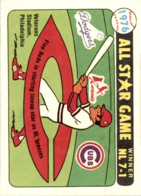 1981 LAUGHLIN ALL-STAR GAME - #1976 FIVE REDS IN STARTING LINEUP - REDS ...