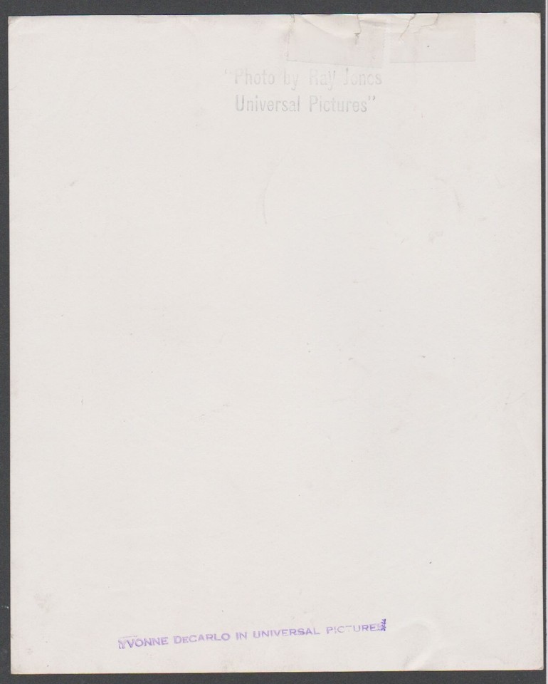 Vintage YVONNE DE CARLO "Publicity Portrait Still" 1944 | eBay