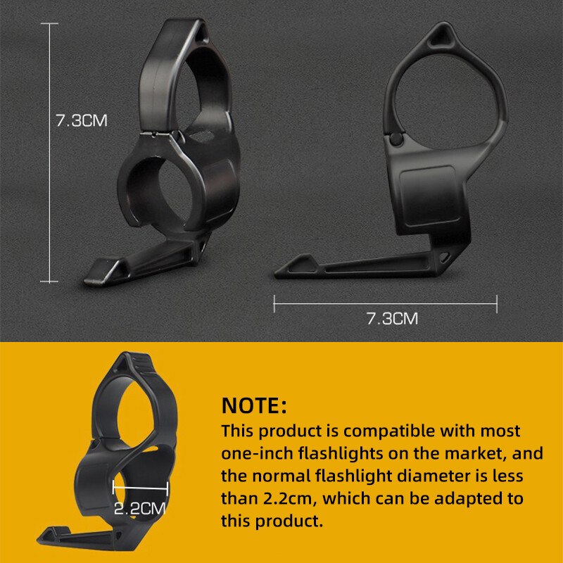 WoSporT Tactical Flashlight Ring Backup 22MM Caliber Surefire ...