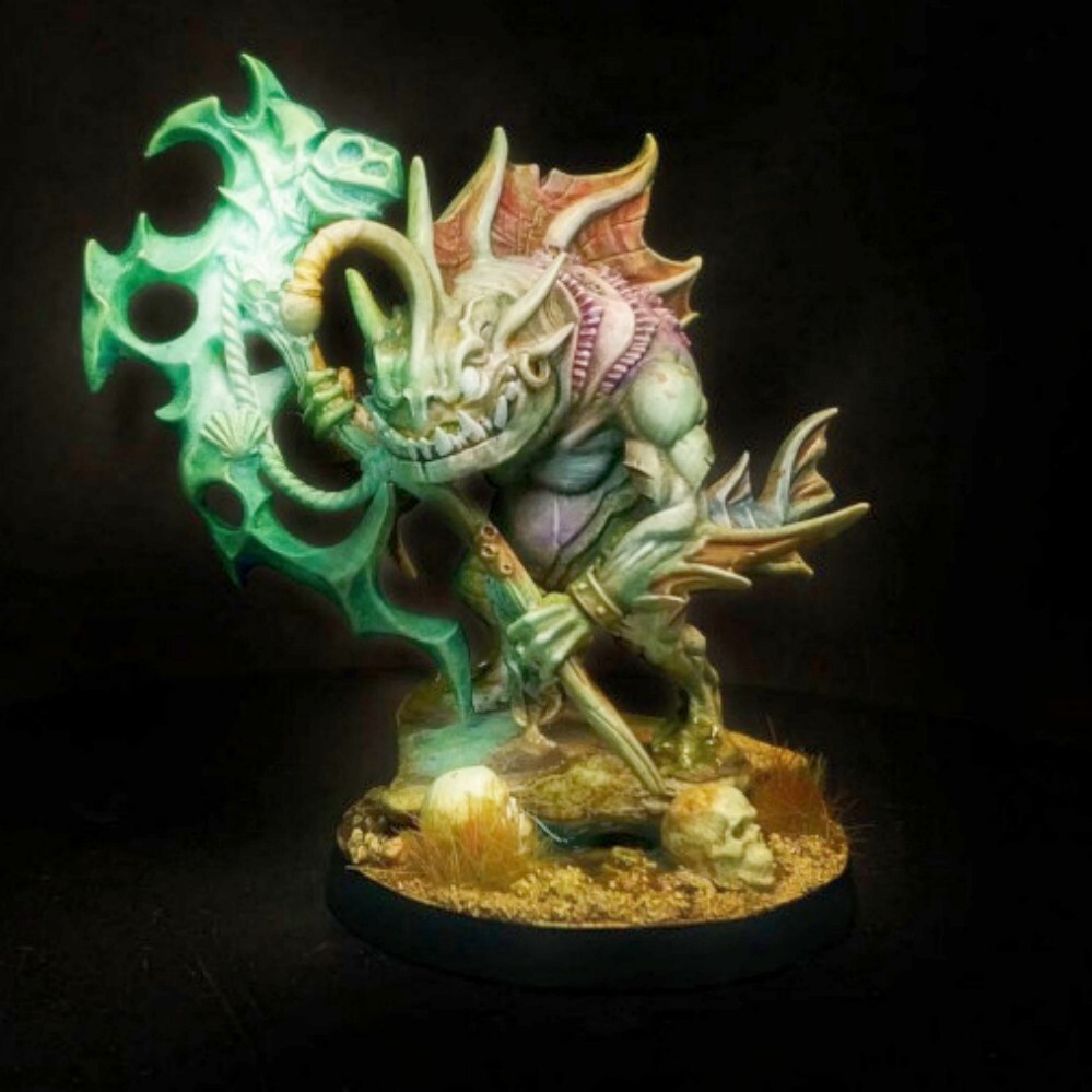 60mm resin figure model Fantasy Fishman Warrior unassembled Unpainted ...