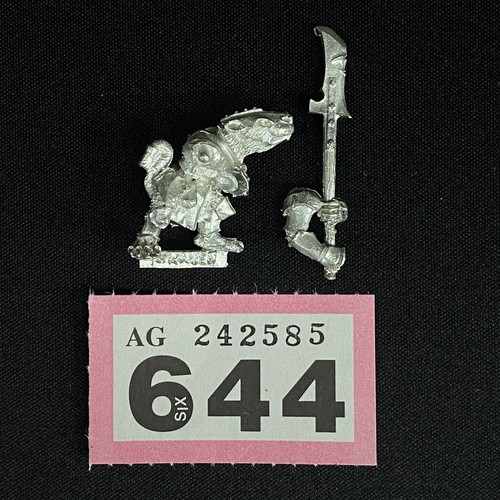 SKAVEN STORMVERMIN METAL OOP HALBERD WARHAMMER AGE OF SIGMAR THE OLD ...