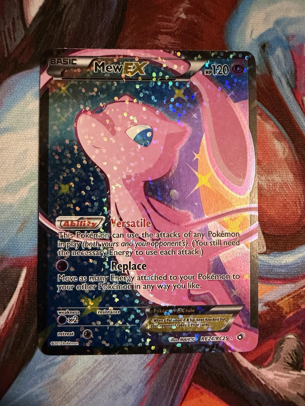 Mew ex 2013 Black & White: Legendary Treasures #RC24/RC25 Radiant ...