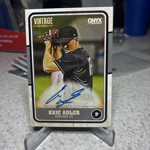 2025 Onyx Vintage On Card Auto Eric Adler White Sox | eBay