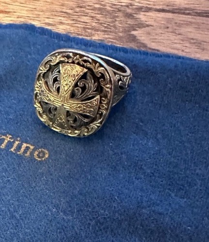 Konstantino 'Classics' Daphne Cross Two-Tone Ring | eBay