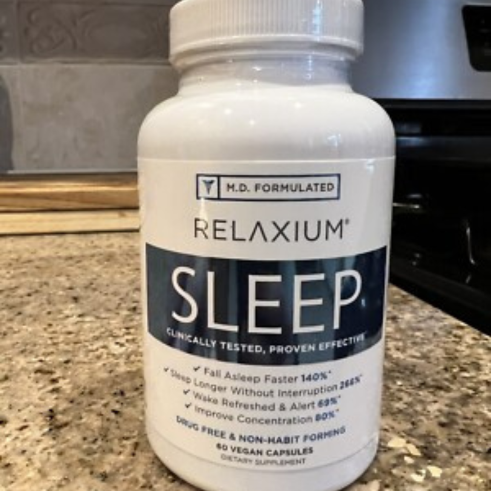 (2 Pack) 120 Caps Relaxium Sleep Natural Dietary Supplement for Better ...