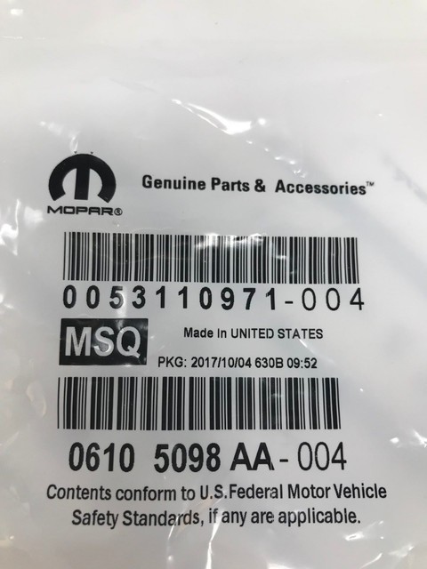 6105098AA OEM Genuine Mopar Headlamp Screw for sale online | eBay