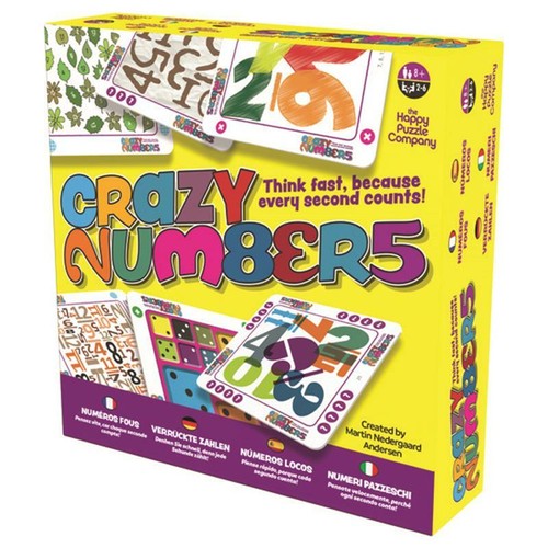 Crazy Number 5 Playing Card Game Visual Perception Observation Maths ...