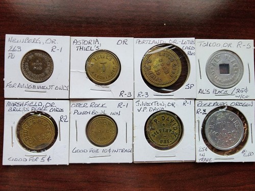 LOT OF 8 OREGON TOKENS | eBay