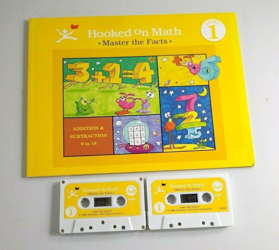 Hooked On Math Levels 1 3 4 New and Partial Homeschool Cassettes ...