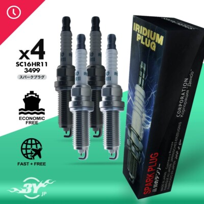 4PC New Spark Plugs SC16HR11 3499 Genuine Top Quality Fits For Denso | eBay