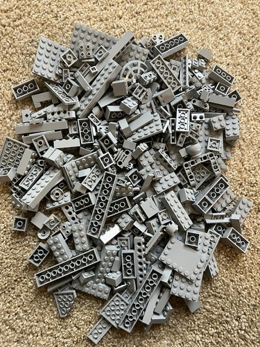 Mixed Lot Bulk Lego Light Grey Bricks and Pieces 1 lbs | eBay