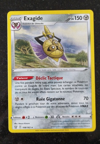Carte Pokémon Rare Exagide 108/163 EB05 Styles de Combat FR neuve | eBay