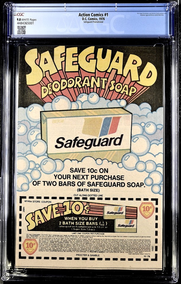 Action Comics #1 (1976) CGC 9.8 NM/MT Safeguard Promotional Reprint 1st ...