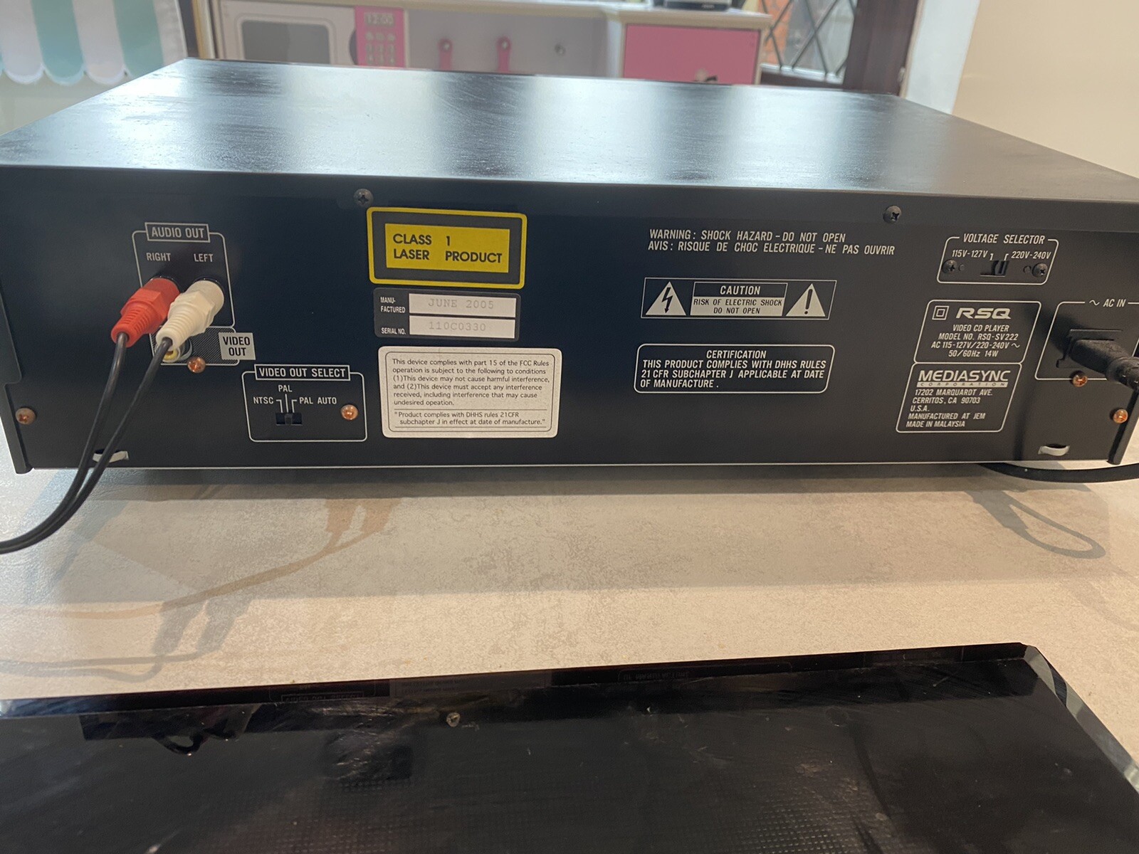 RSQ Video CD Karaoke Player RSQ-SV222 Tested Working | eBay UK