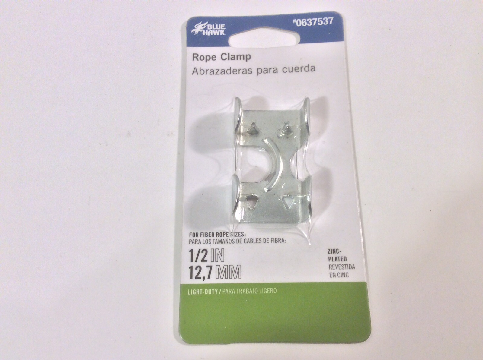 Blue Hawk Rope Clamp - Light Duty Zinc Coated - 1/2” #0637537 | eBay
