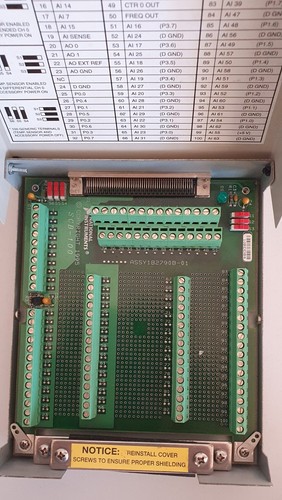 National instruments SCB-100 I/O connector block w/housing | eBay