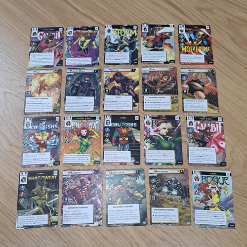 Marvel Champions - Mutant Genesis PROMO CARD FULL SET - Alt and ...