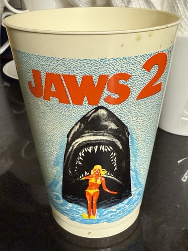 Rare 1978 JAWS 2 Movie Promo Plastic Cup Universal City Studios | eBay