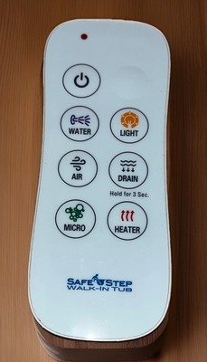 Safe Step Walk In Tub Replacement Remote Control CREM-311 Never Used W ...