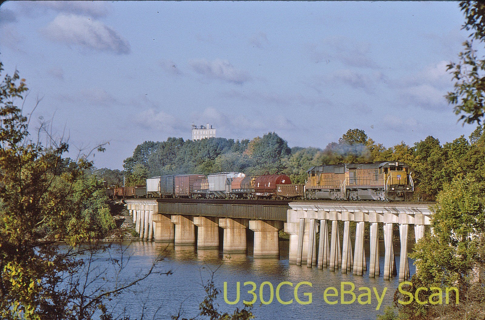 M Original Slide - UP Union Pacific C36-7 9046 S Spadra AR 1993 | eBay