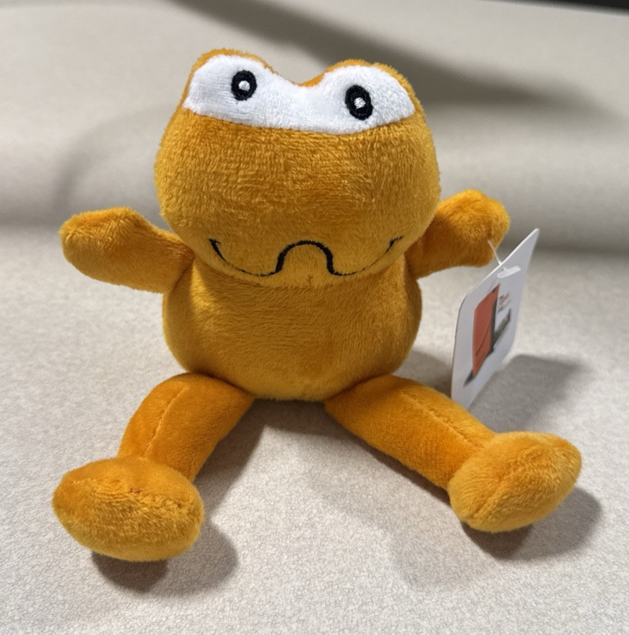 The Orange Stuffed Frog Plush 7" Mini Animal Toy Floppy Legs Wavy ...