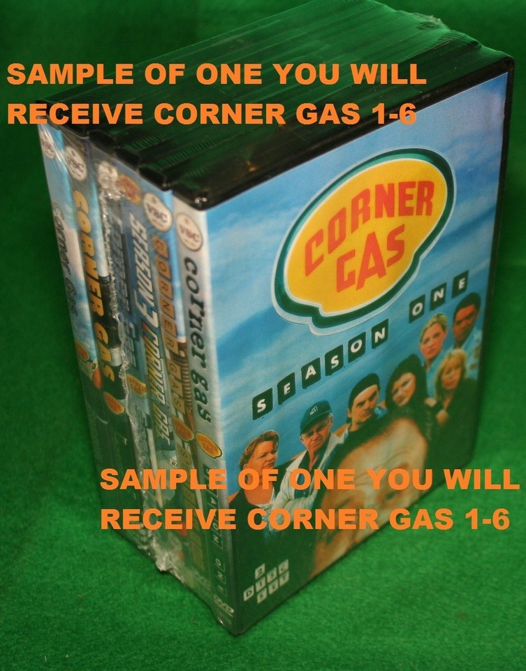 CORNER GAS FULL TANK Complete Seasons 1-6 DVD 17-Disc Bundle Set NEW ...