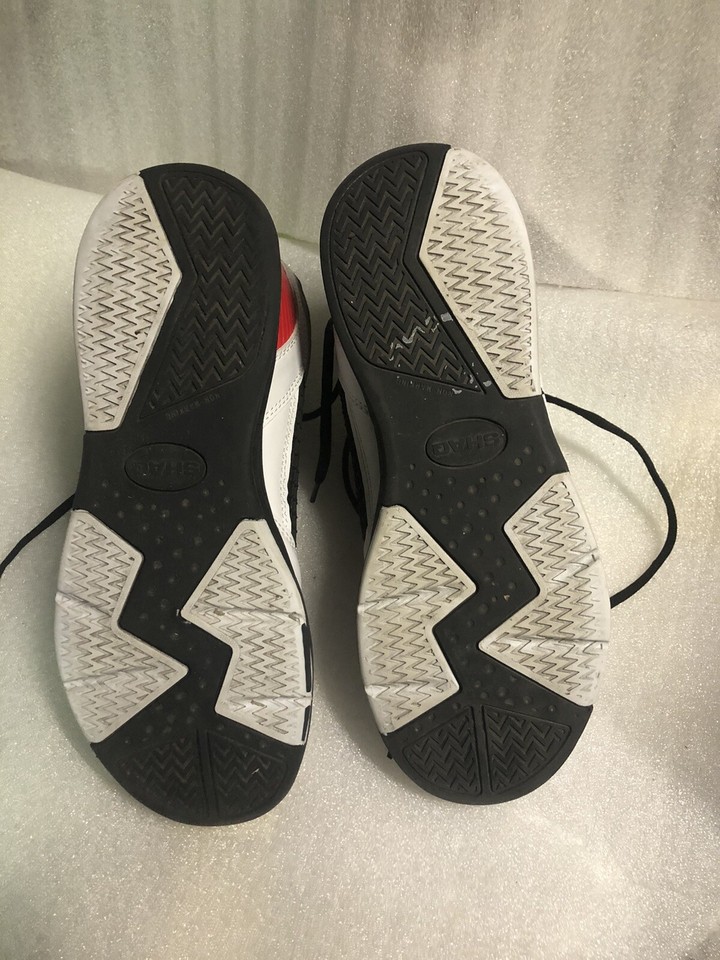 Shaq Bankshot Basketball Shoes White Red Black Men’s Sz 11 Shaquille O ...