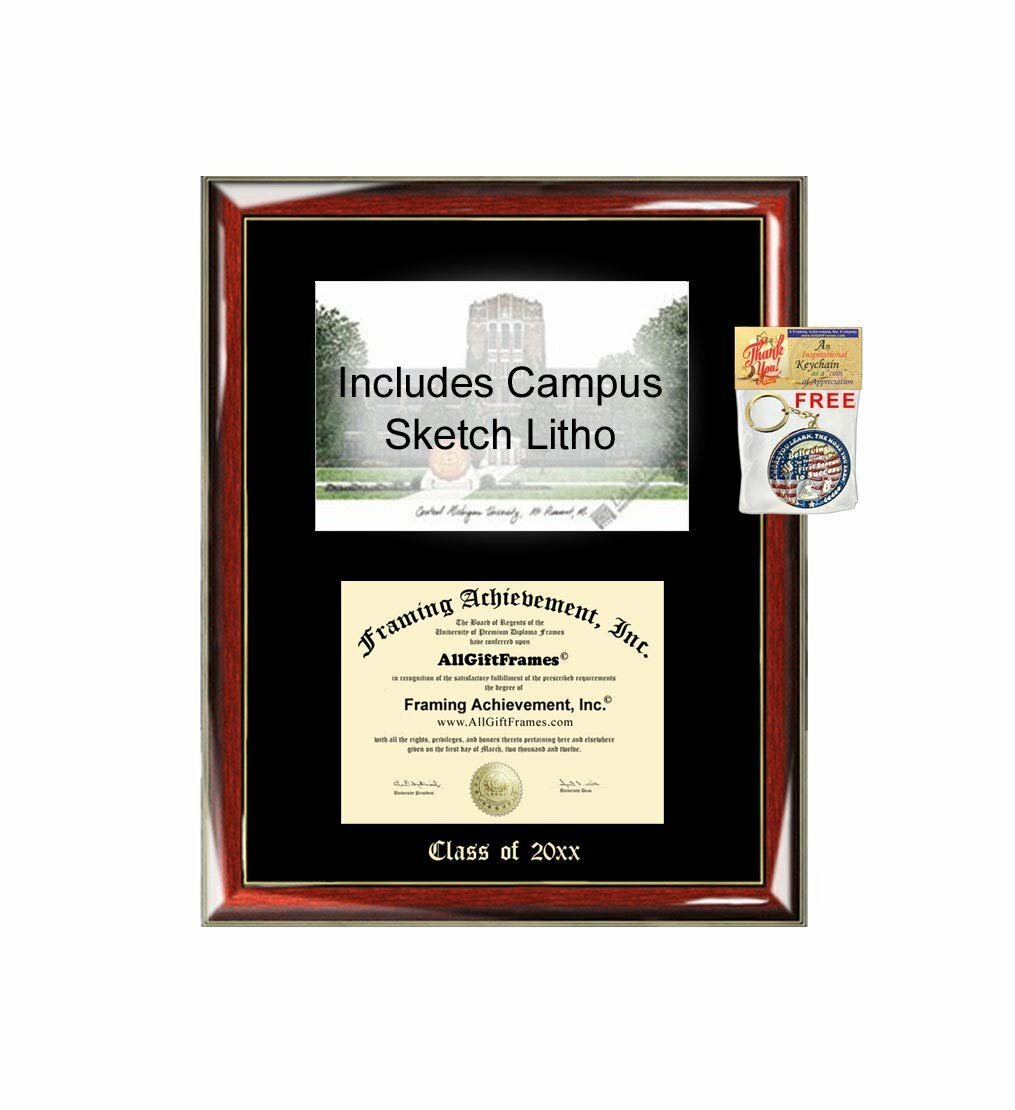 University of San Diego Diploma Frame Emboss Lithograph USD Graduation ...