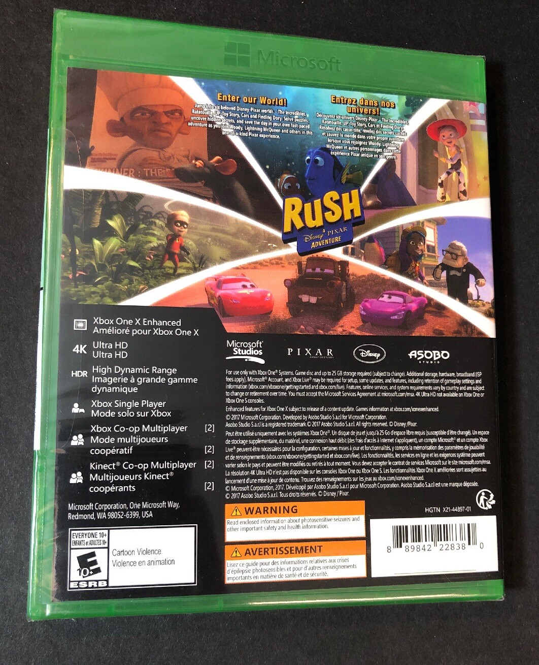 Rush [ A Disney Pixar Adventure ] (XBOX ONE) NEW | eBay UK