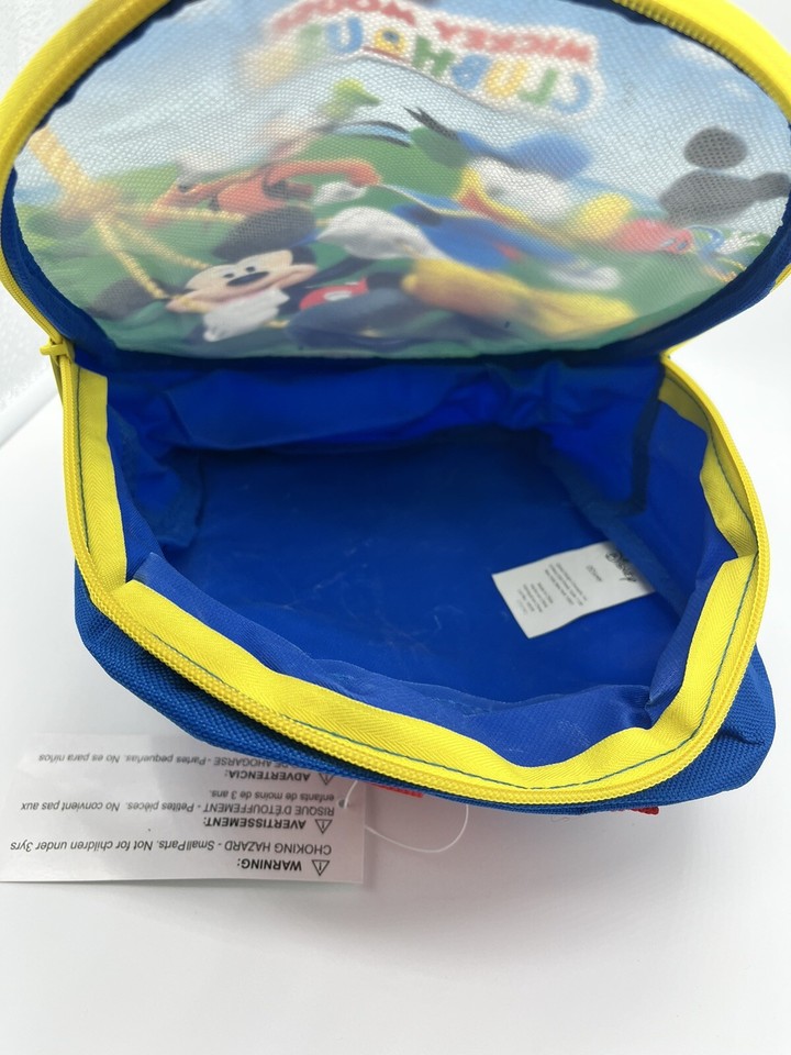 Mickey Mouse Clubhouse Disney Toddler Preschool Backpack Bookbag NEW | eBay