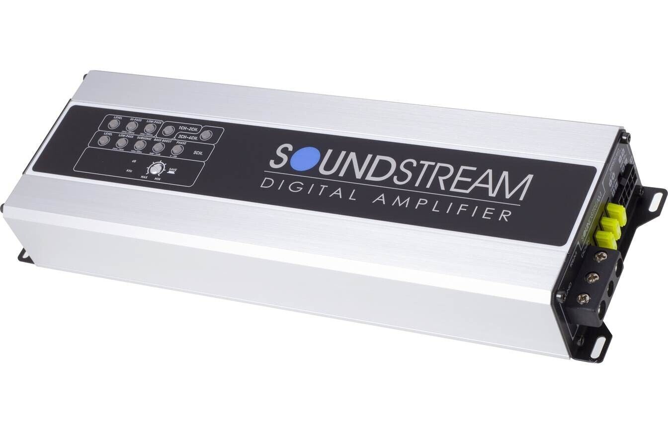 Soundstream DPA5.2000D Reserve 5-Channel Amplifier w/ Electronic ...