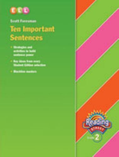 Reading 2007 Ten Important Sentences Grade 2 by Scott Foresman (2005 ...