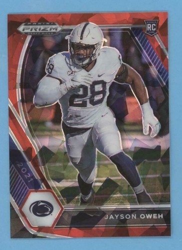 Jayson Oweh 2021 Panini Prizm Draft RED ICE PRIZMS PARALLEL Rookie #154 ...