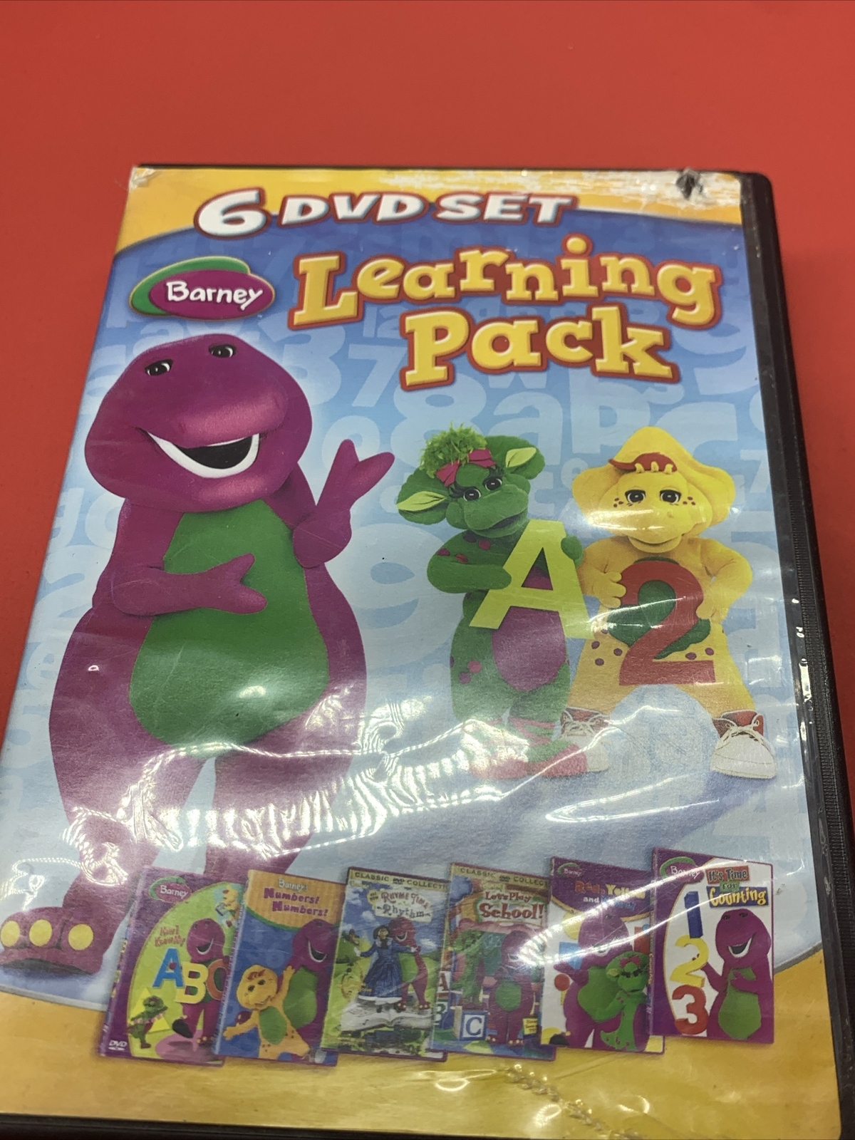 Barney Learning Pack DVD 6-Disc Set ABCs | Grelly USA
