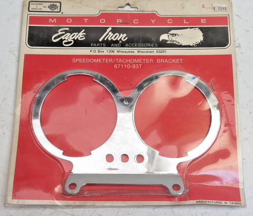 NEW TACHOMETER SPEEDOMETER bracket Eagle IRON SPORTSTER 84-'85 67110 ...