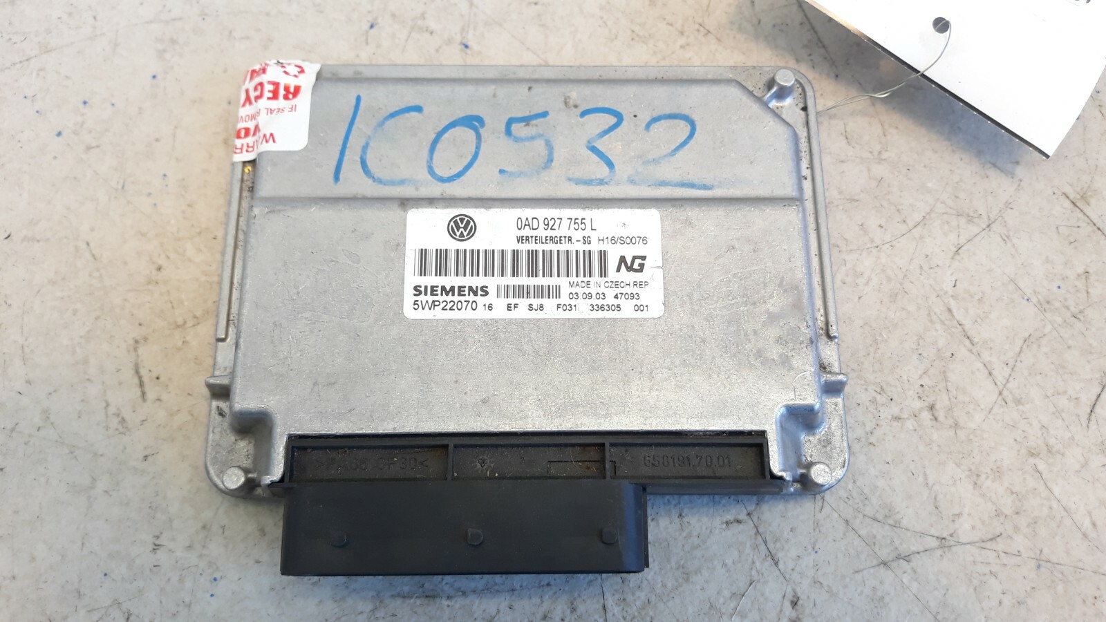 2004 2005 Volkswagen Touareg Transfer Case Control Module | eBay