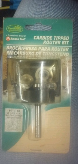 Timberline 210-10 Multi-Rabbet Six Different Rabbet Depths 1-3/8 Dia x ...