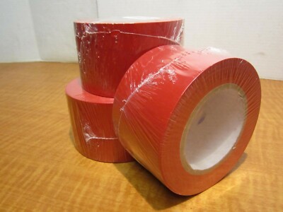 Lot Of 3 Harris LB11574R Hazard Marking Tape, Roll, 3In W, 180 ft. L | eBay