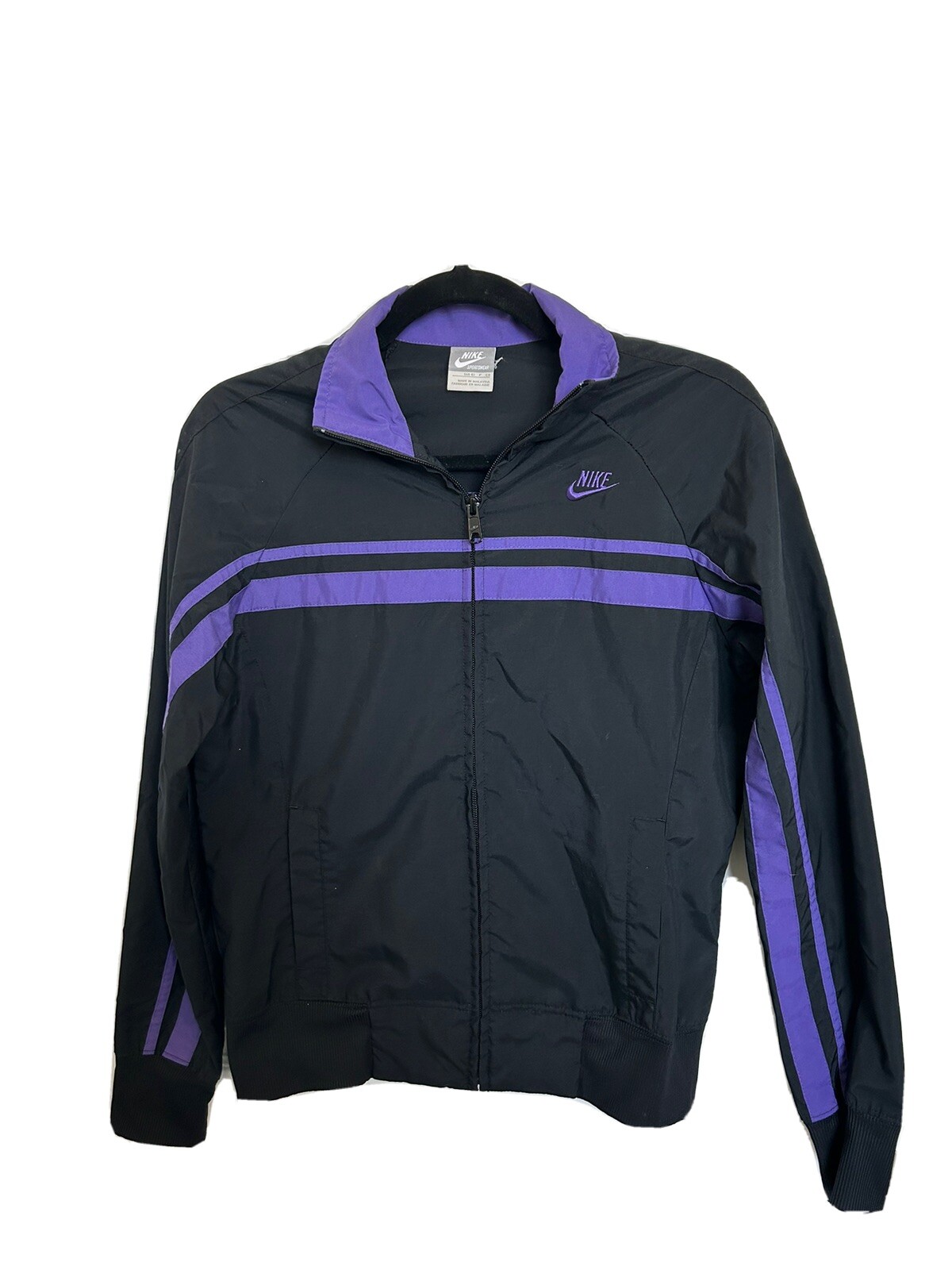 Women's Black and Purple Nike Jacket Size Small | eBay
