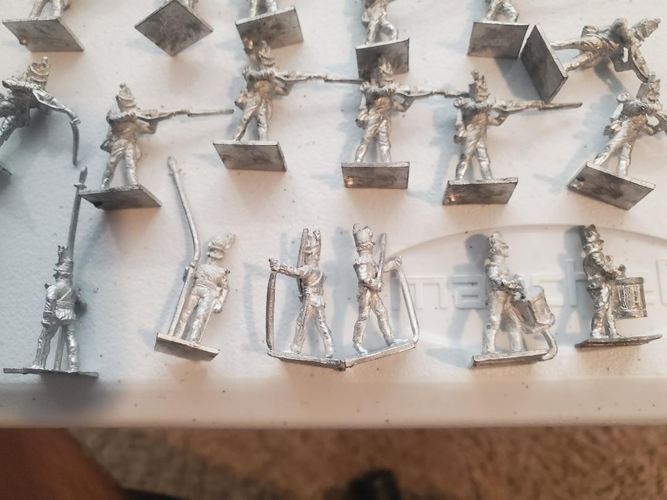 Minifigs Napoleonic's. 78 x 25mm British infantry figures | eBay