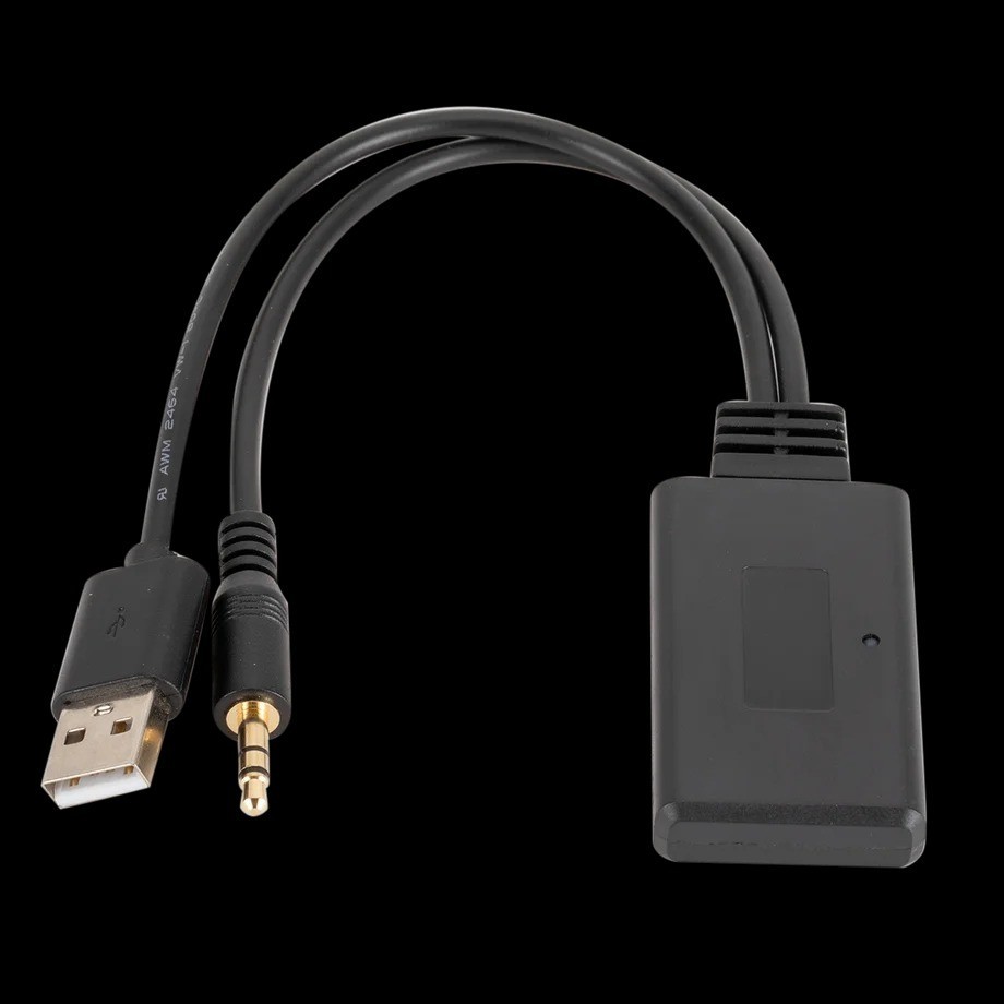 Wireless Bluetooth AUX Audio Receiver Adapter Universal Car Audio ...