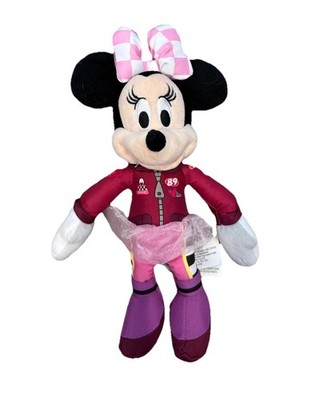 Disney Minnie Mouse Plush 10” – Roadster Racers Racing Outfit Pink Bow ...