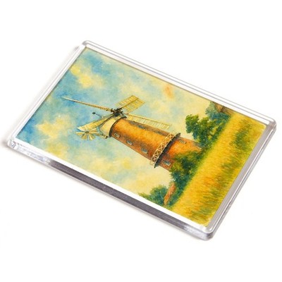 JUMBO MAGNET - Addlethorpe Mill, Ingoldmells - Vintage Art Style | eBay UK